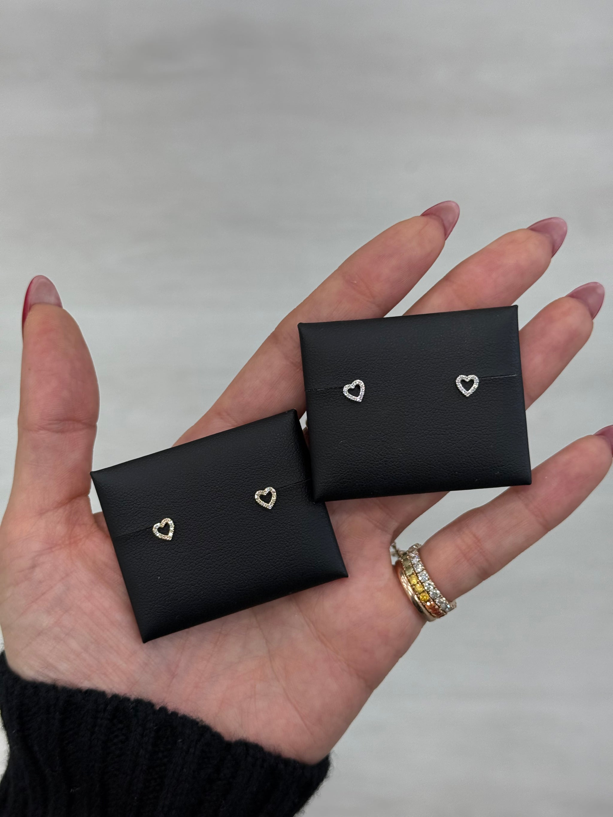 Mini Heart Outline Flat Back